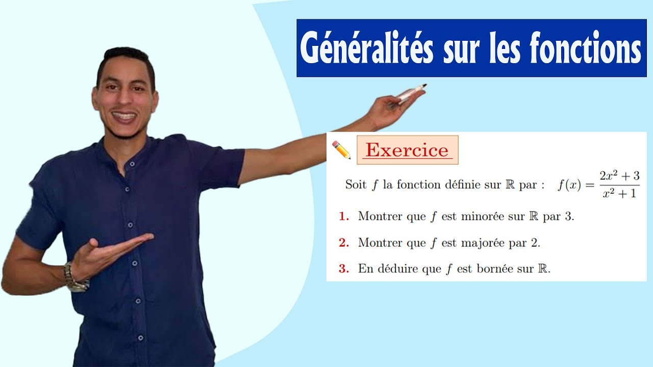 généralités sur les fonctions numériques 1er bac exercice : fonction ...