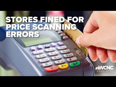 10 NC stores fined for excessive price-scanner errors - YouTube