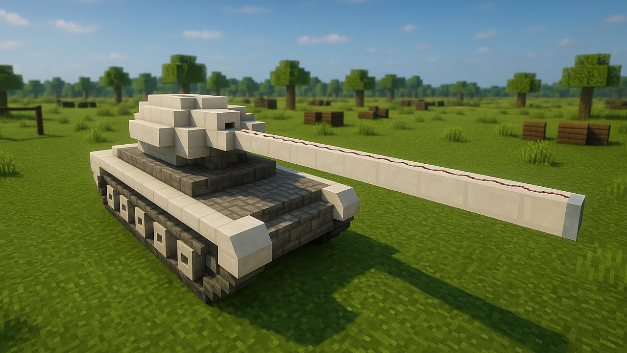 Minecraft Panzer mit Dauerfeuer bauen – Ultimatives Tutorial! - YouTube