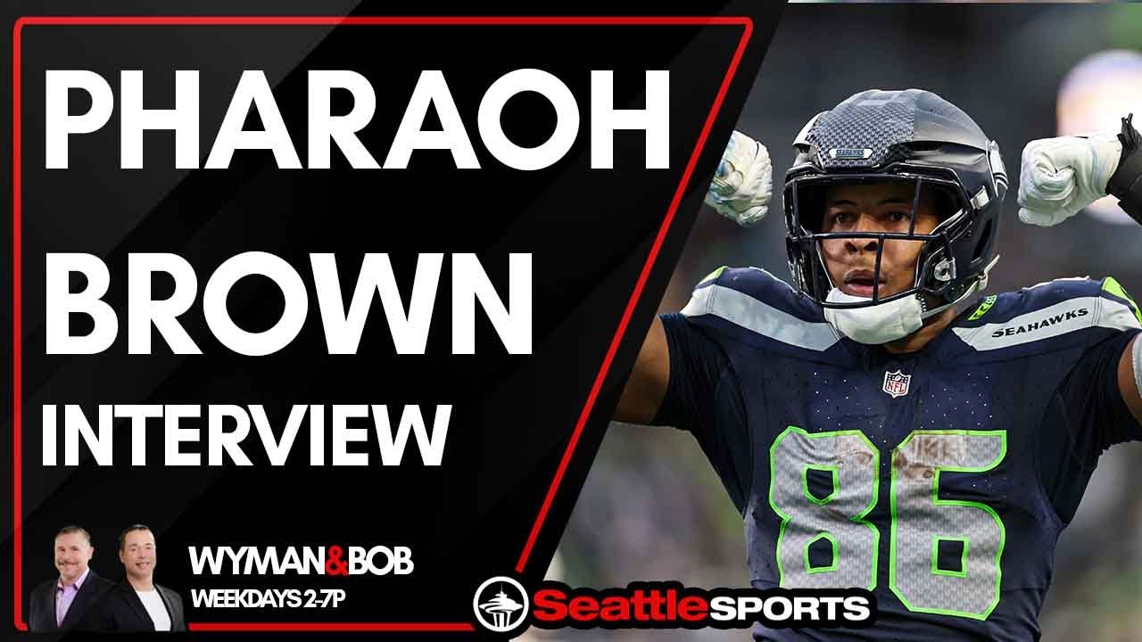 Pharaoh Brown talks his ANGRY RUN & The #Seahawks vs #Jets Matchup ...