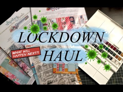 LOCKDOWN SCRAPBOOK HAUL + CHITCHAT - YouTube
