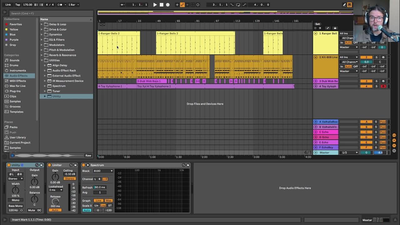 Starting Ambient Jungle, Bass and Footwork Tracks in Ableton | Music Production Livestream - YouTube