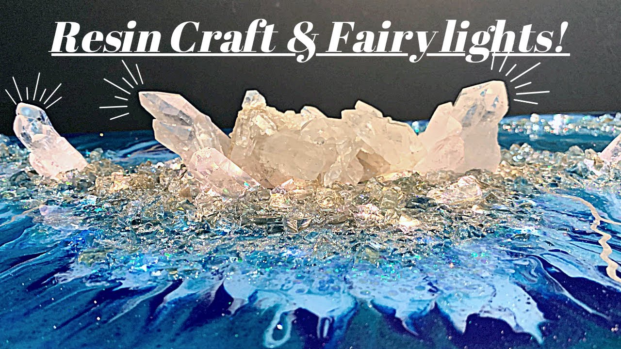 How to make Resin Craft & Fairy Lights Artwork ️‍🔥//by EverythingAJ’s ...
