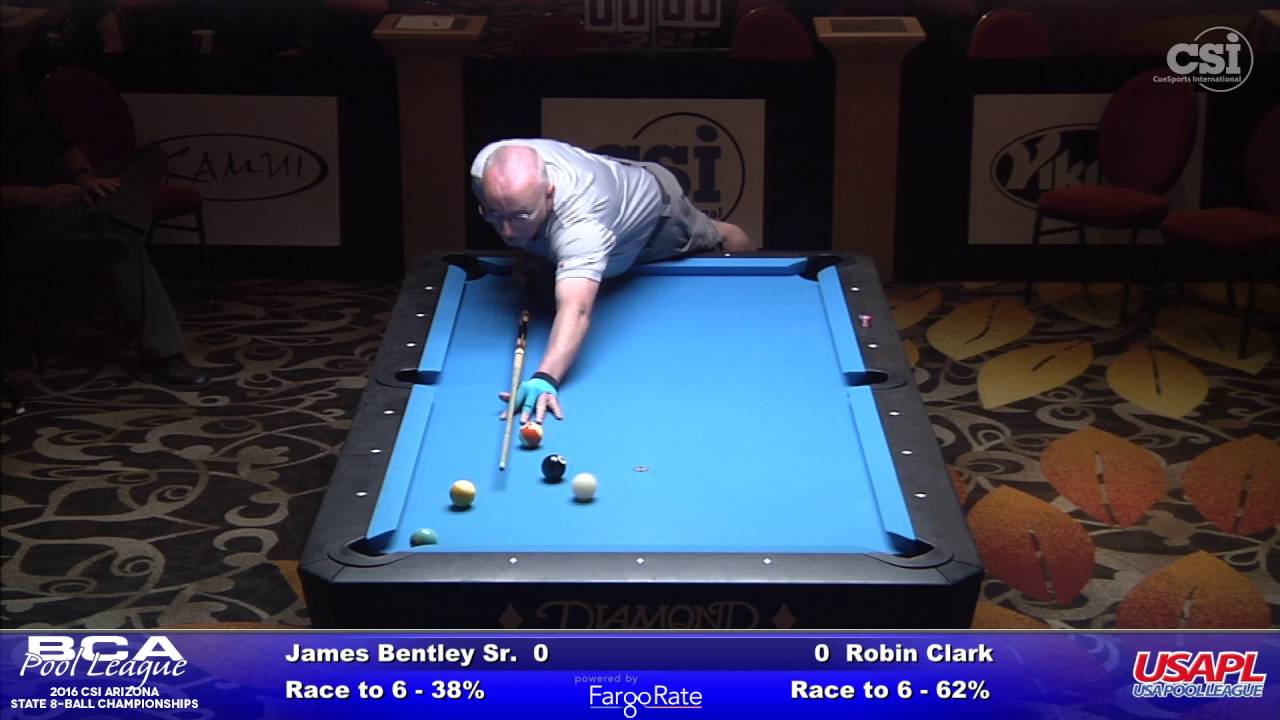 AZ State 8 Ball Mixed Silver Robin Clark Vs James Bentley Sr - YouTube
