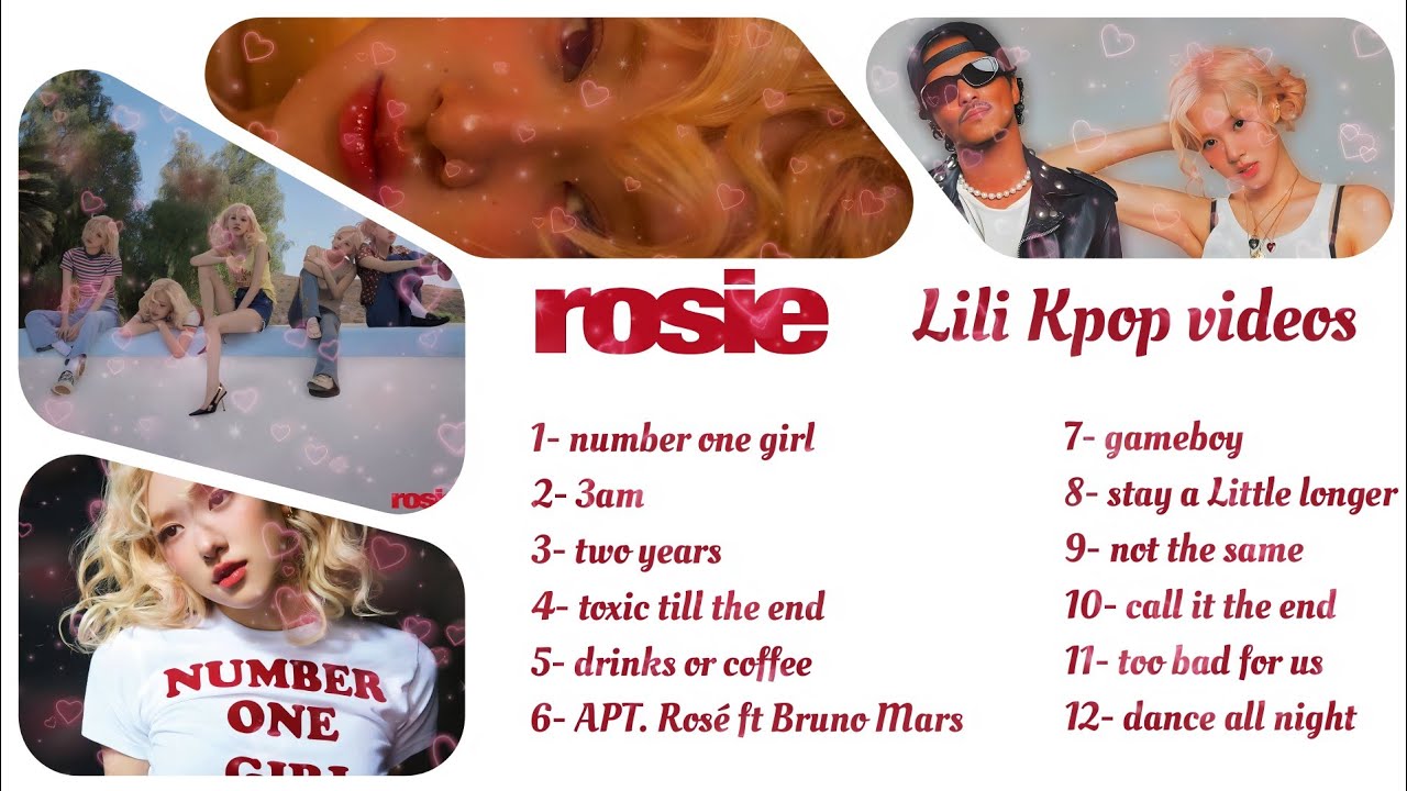 Rosé - rosie Full album 2024 || Lili Kpop Videos - YouTube Music