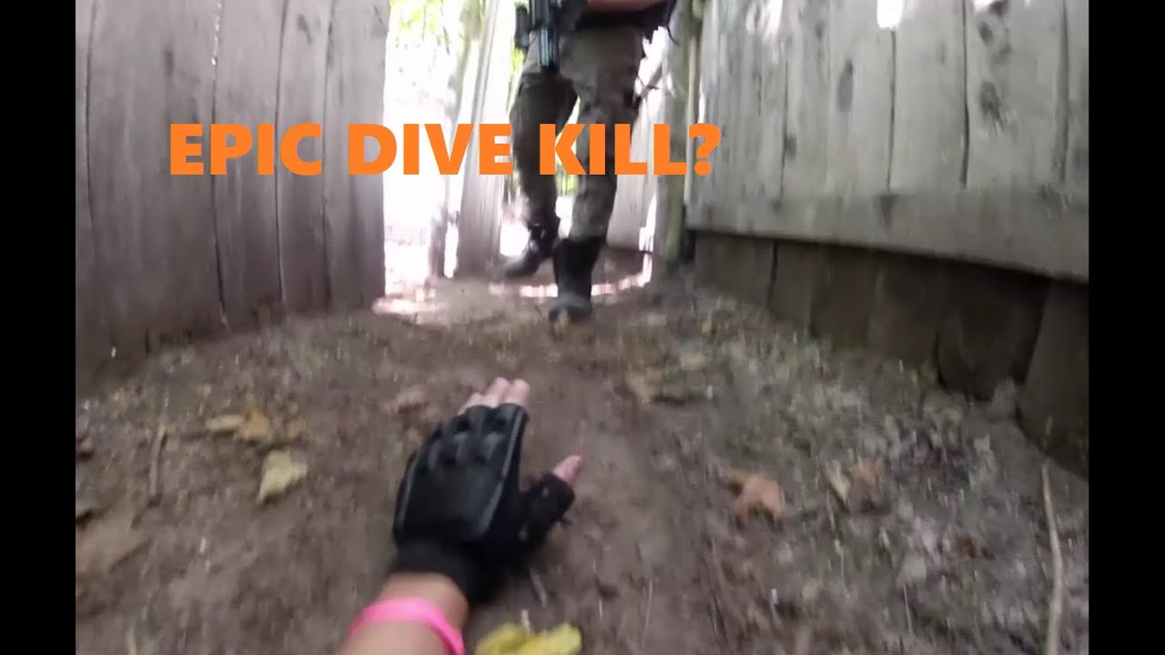 Paintball epic dive - YouTube
