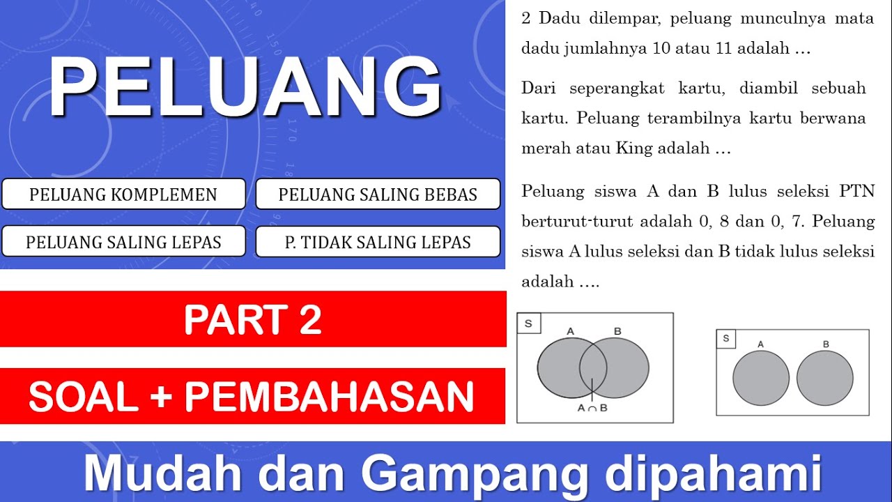Peluang Part. 2 | Peluang majemuk - YouTube