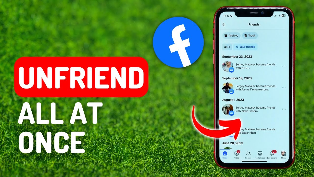 How to Unfriend All Facebook Friends at Once - Full Guide - YouTube