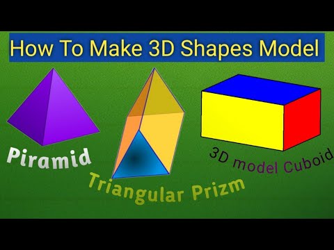 3D Shape Model For School Project/3D Geometrical shapes/3D Shape Math ...
