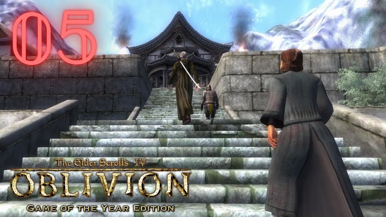 The Elder Scrolls IV: Oblivion Playthrough Part 5 - Cloud Ruler Temple ...