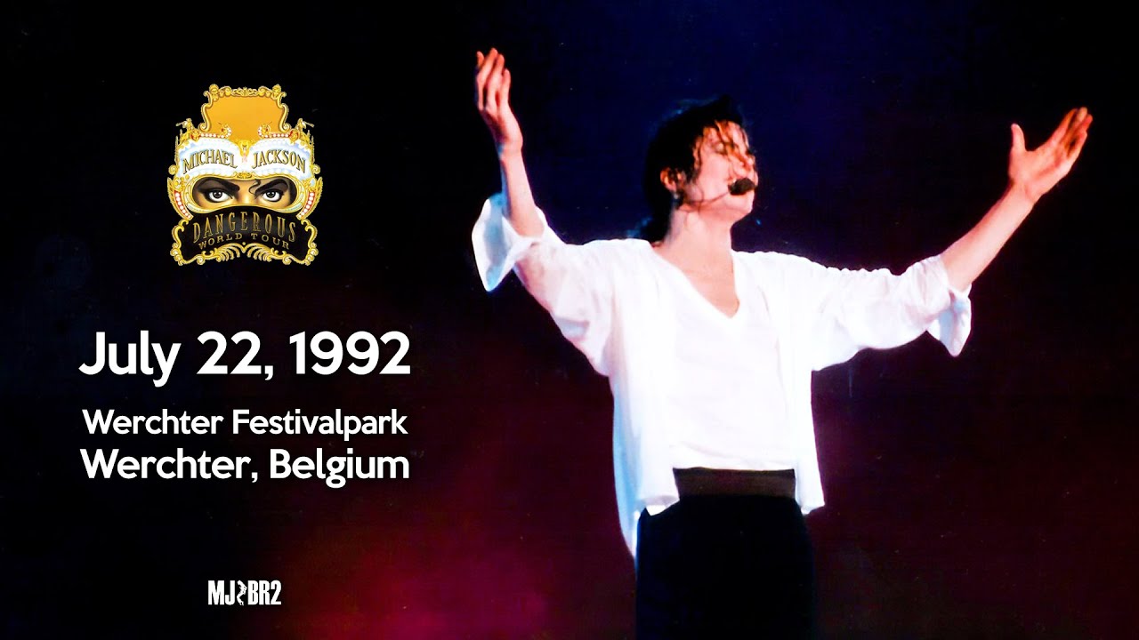 Michael Jackson | Dangerous Tour live in Werchter, Belgium - July 22 ...