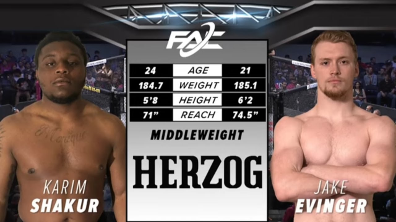 Karim Shakur vs Jake Evinger FAC 24 - YouTube
