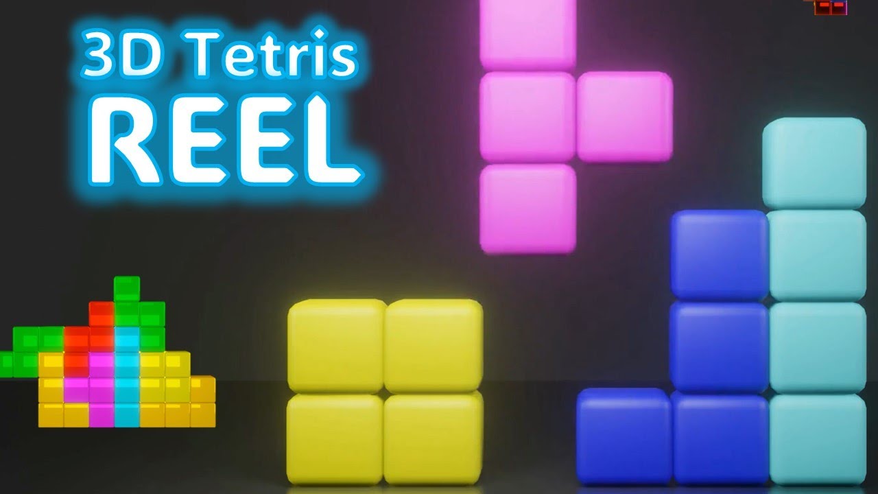 3D Tetris Animation Reel MMXXV - YouTube
