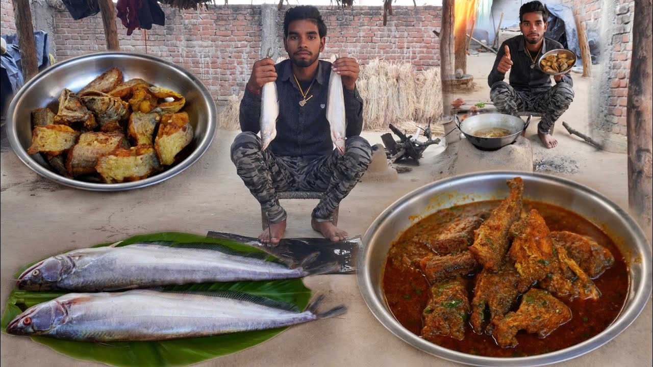 Gori fish curry recipe in village traditional style cooking | gori ...
