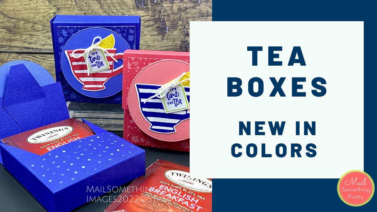 Make Tea Boxes - Fits 5 Tea Bags Inside - YouTube