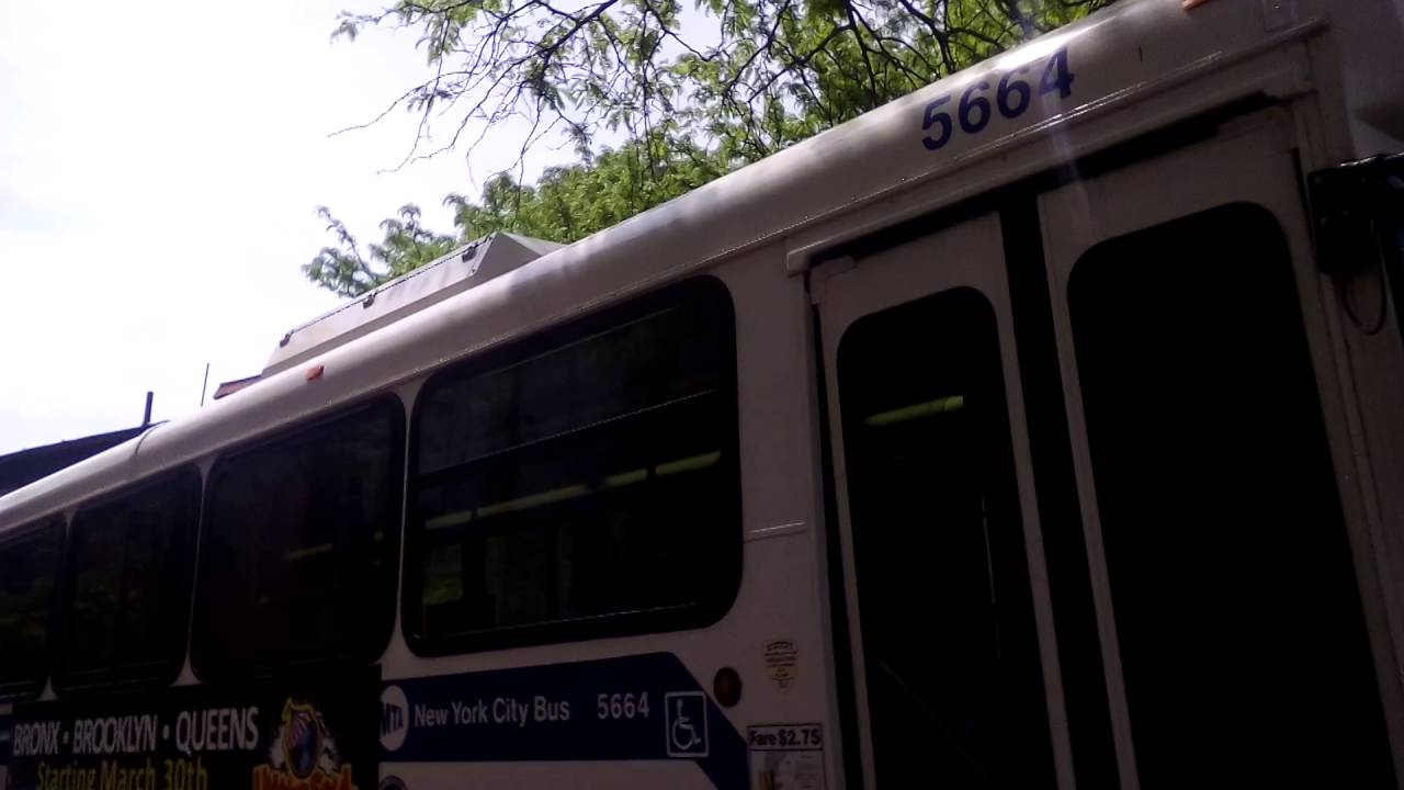 2003 New Flyer D60HF #5664 on the Bx19 at 145th Street and Amsterdam ...