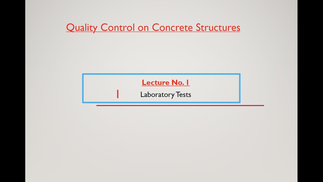 Laboratory test for Concrete - Quality Control - YouTube