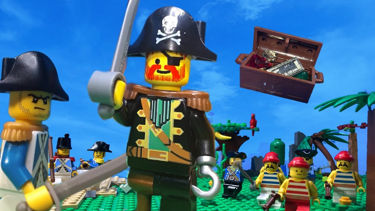 Lego Pirates vs Soldiers - YouTube