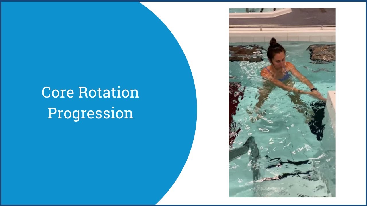 Hydrotherapy Exercises - Core Rotation Progression for Post-Op ACL ...