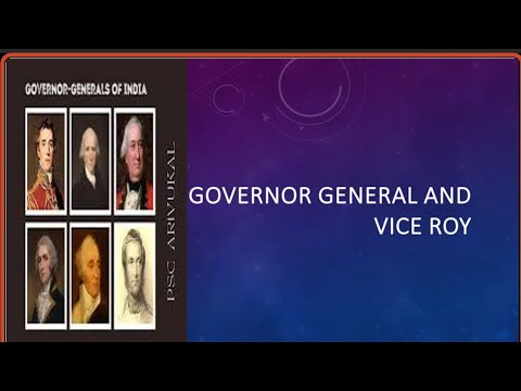 difference between Governor /Governor general/vice roy - YouTube