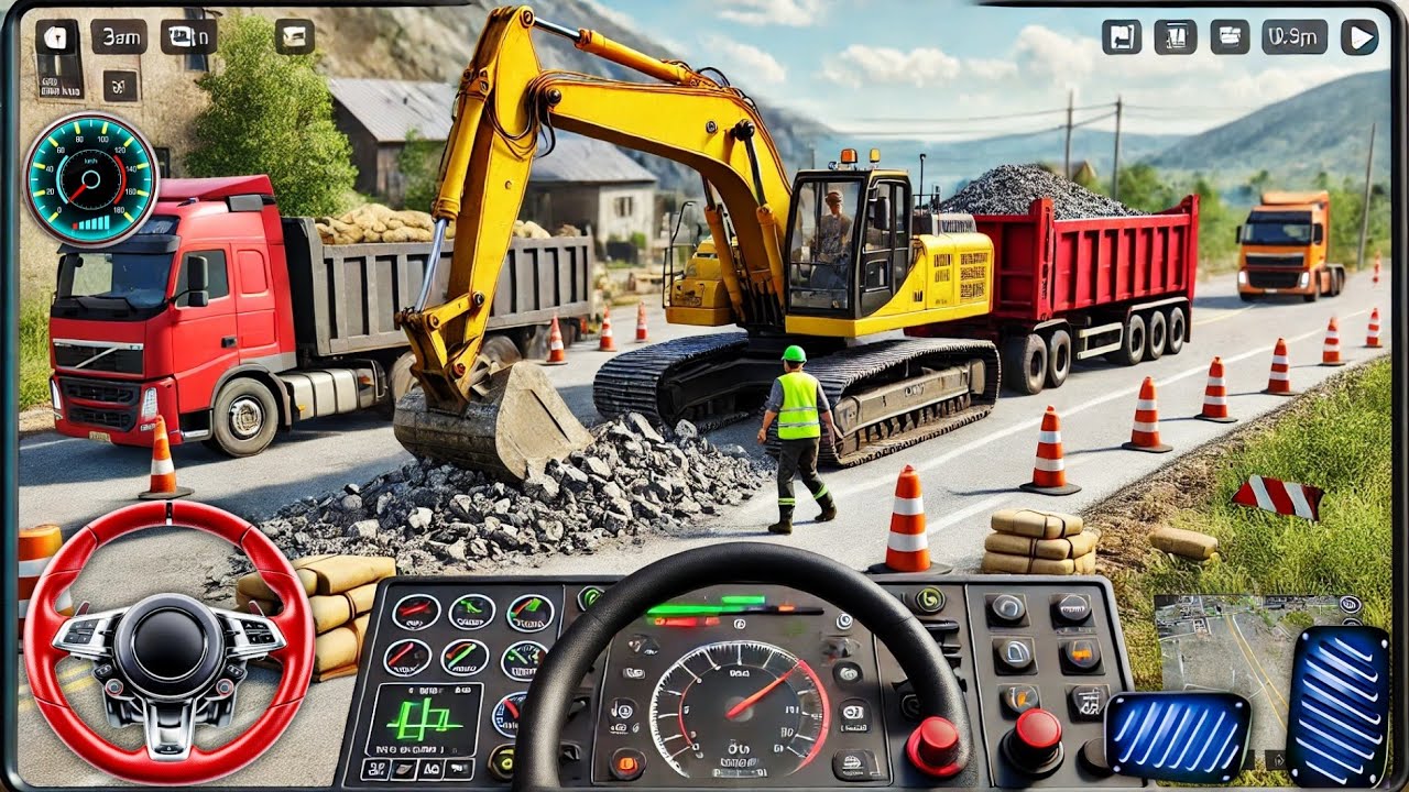 Fast Road Construction Simulator Game - City Road Construction ...