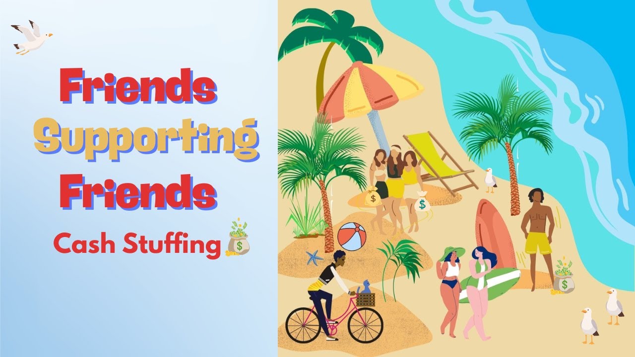 Cash Stuffing the Friends Supporting Friends Binder - YouTube