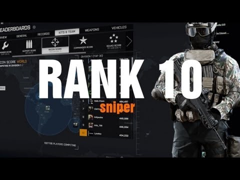 Battlefield 4 Beta - RANK #10 sniper in the world in BF4 ! CS-LR4 ...