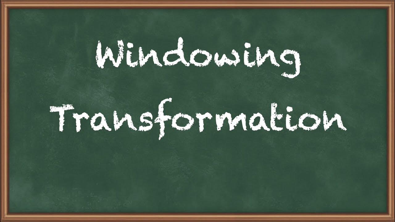 Windowing Transformation - Two Dimensional Viewing and Clipping ...