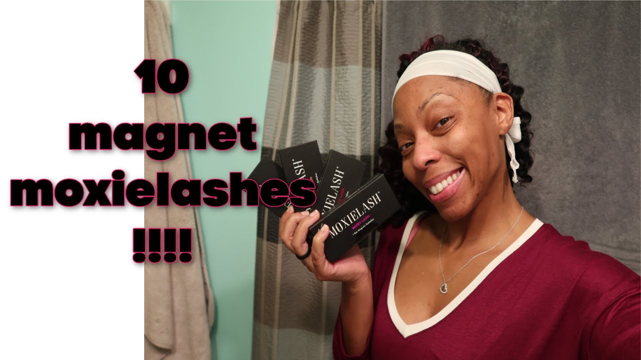 10 Magnet Moxie Lashes!! (Magnetic Eyelashes) - YouTube