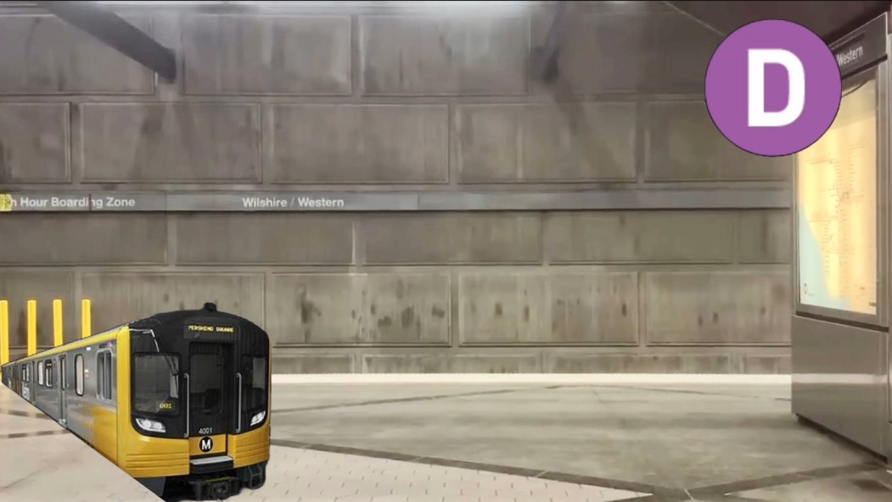 NEW Los Angeles Metro D Line HR4000 Full Line Ride: Union Station to ...