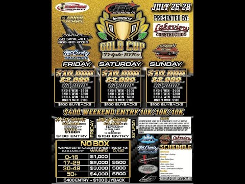 Jett Promotions Gold Cup Triple 10Ks - YouTube