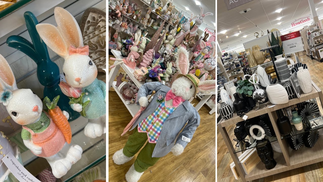 HOME GOODS| SHOP WITH ME🛍️| NEW EASTER FINDS🐰| FURNITURE AND MORE💛 # ...