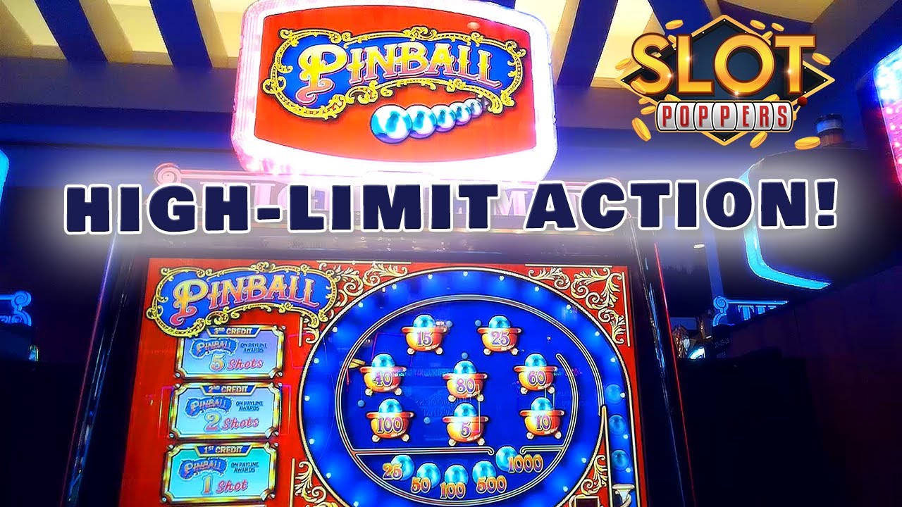 $30 PULLS ON HIGH LIMIT Pinball Slots. EPIC LINE HITS! - YouTube