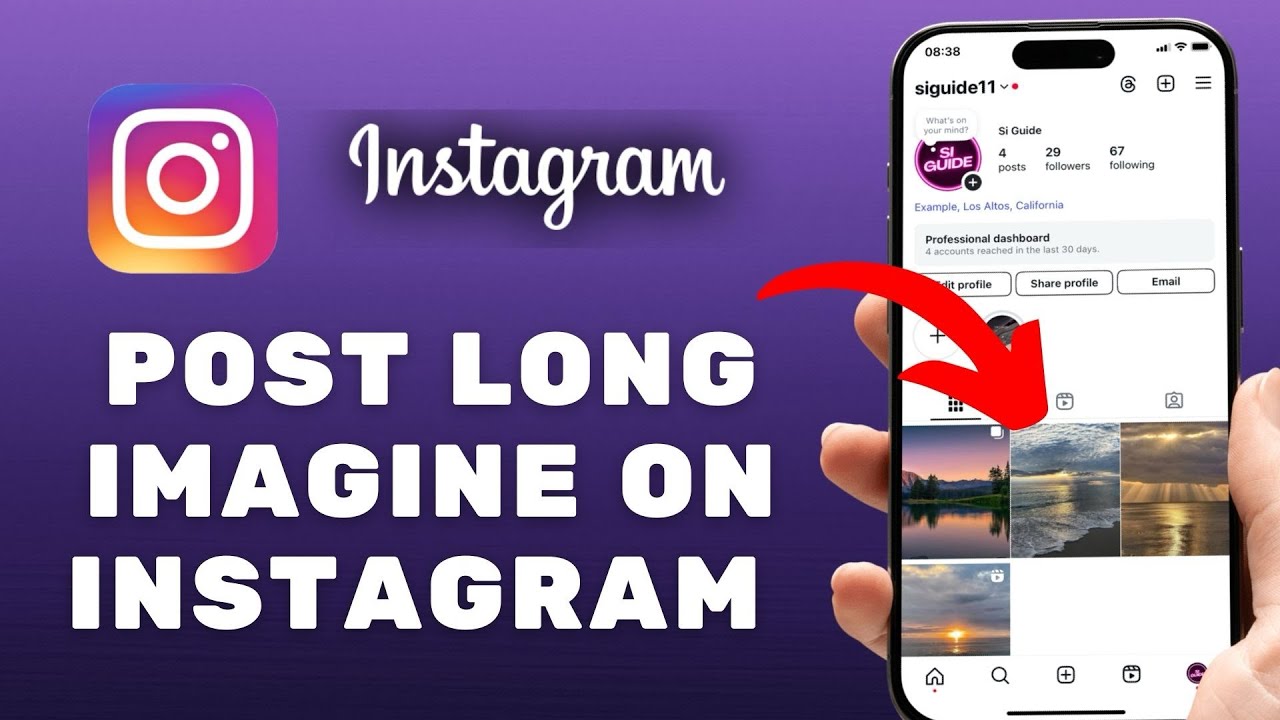 How to Post a Long Image on Instagram - YouTube