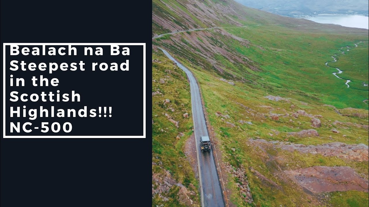 Scotland's North Coast 500 - Steepest Road in Scottish Highlands - YouTube