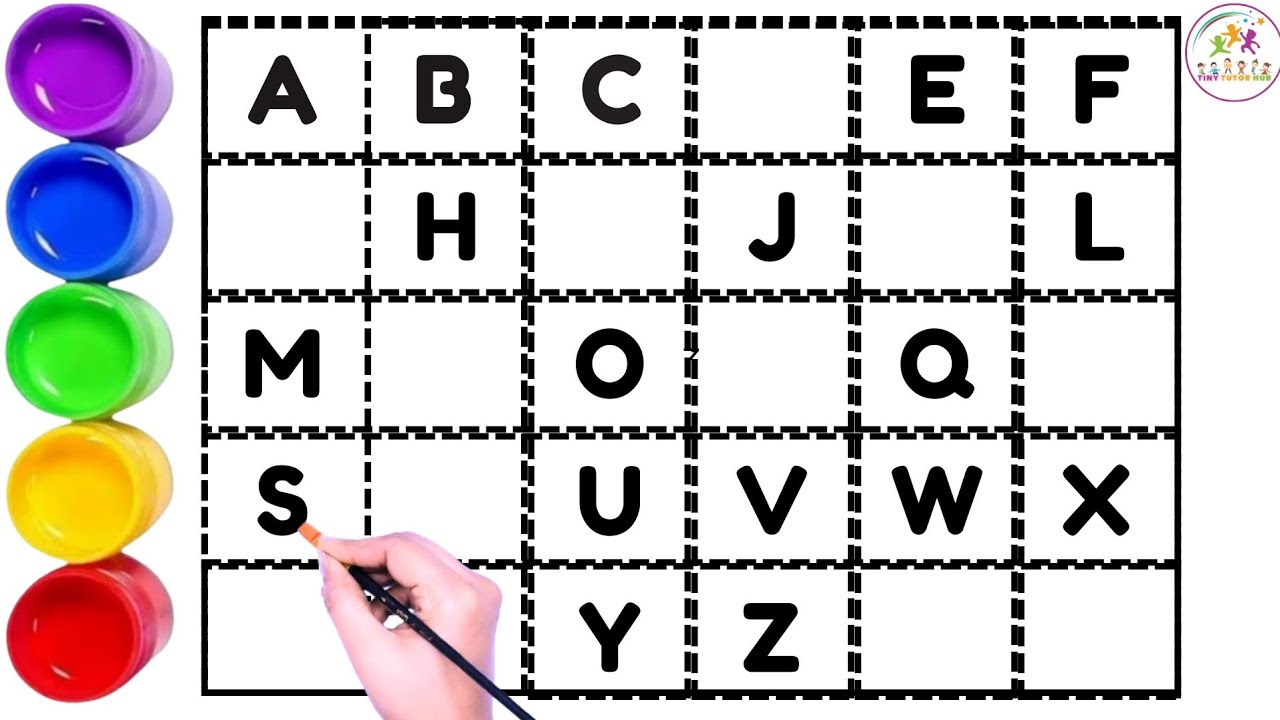 🔠 Missing Alphabets A to Z: Fill in the Boxes Activity | Alphabet ...
