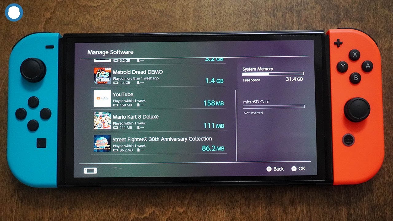 How To Delete Games On Nintendo Switch OLED - To Free Up Space! - YouTube