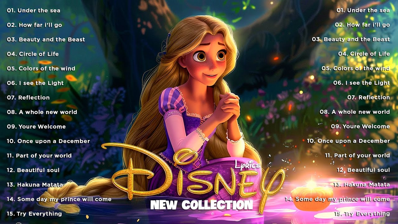 Lyrics To The Best Walt Disney Soundtracks 🏰 The Ultimate Disney ...