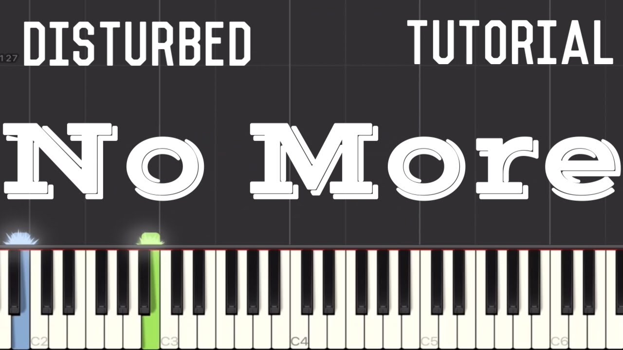 Disturbed - No More Piano Tutorial - YouTube