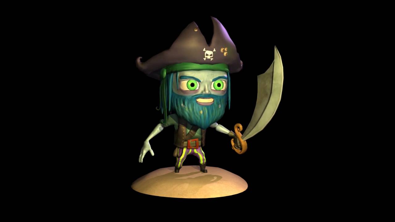 Captain Dorian Character Render - YouTube