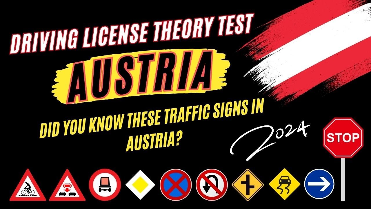 Austria Driving License Theory Test 2024 | Did you know these traffic ...