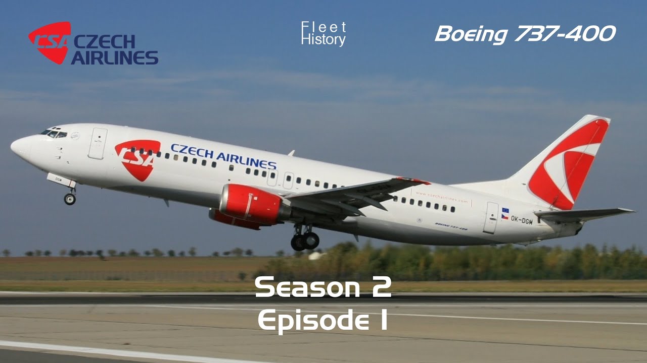Fleet History: Boeing 737-400 (CSA Czech Airlines) (1995-2010) - YouTube