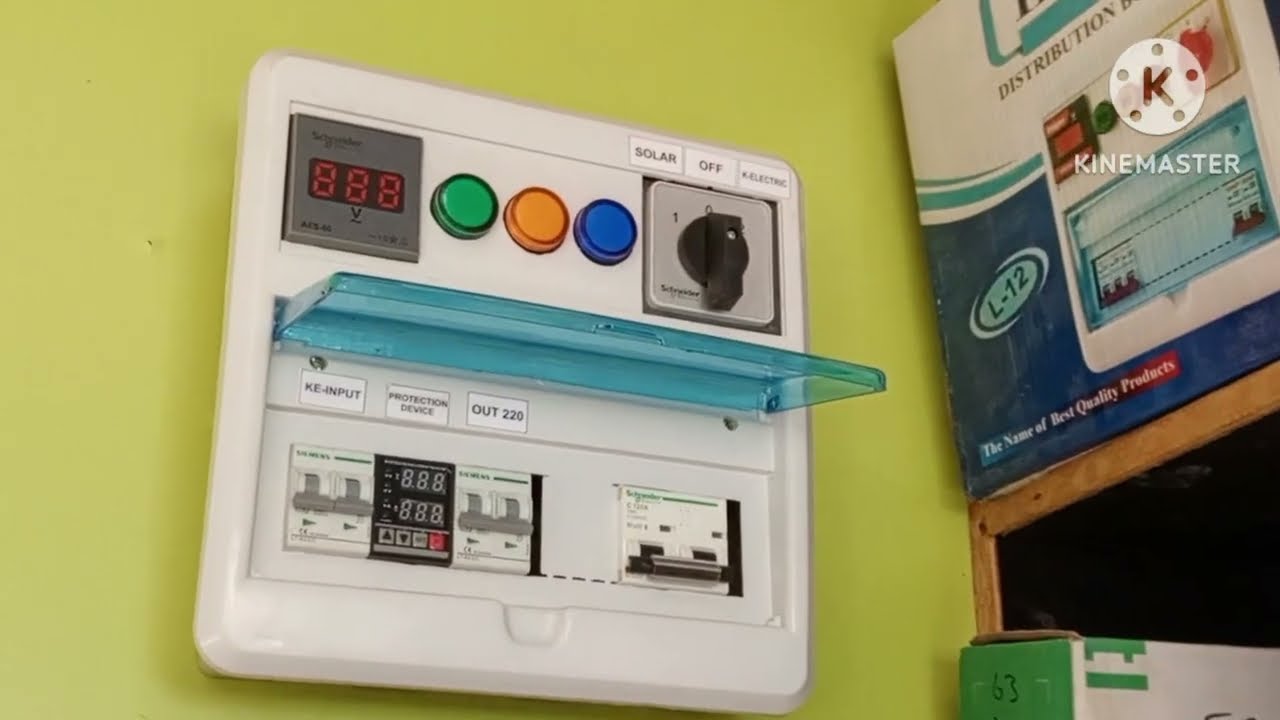 Solar Controll Panel Box / Solar Safety / Solar Protection Device - YouTube