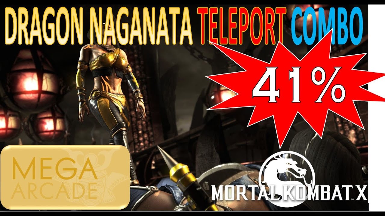 Mortal Kombat X - Tanya Dragon Naginata 41% COMBO - YouTube