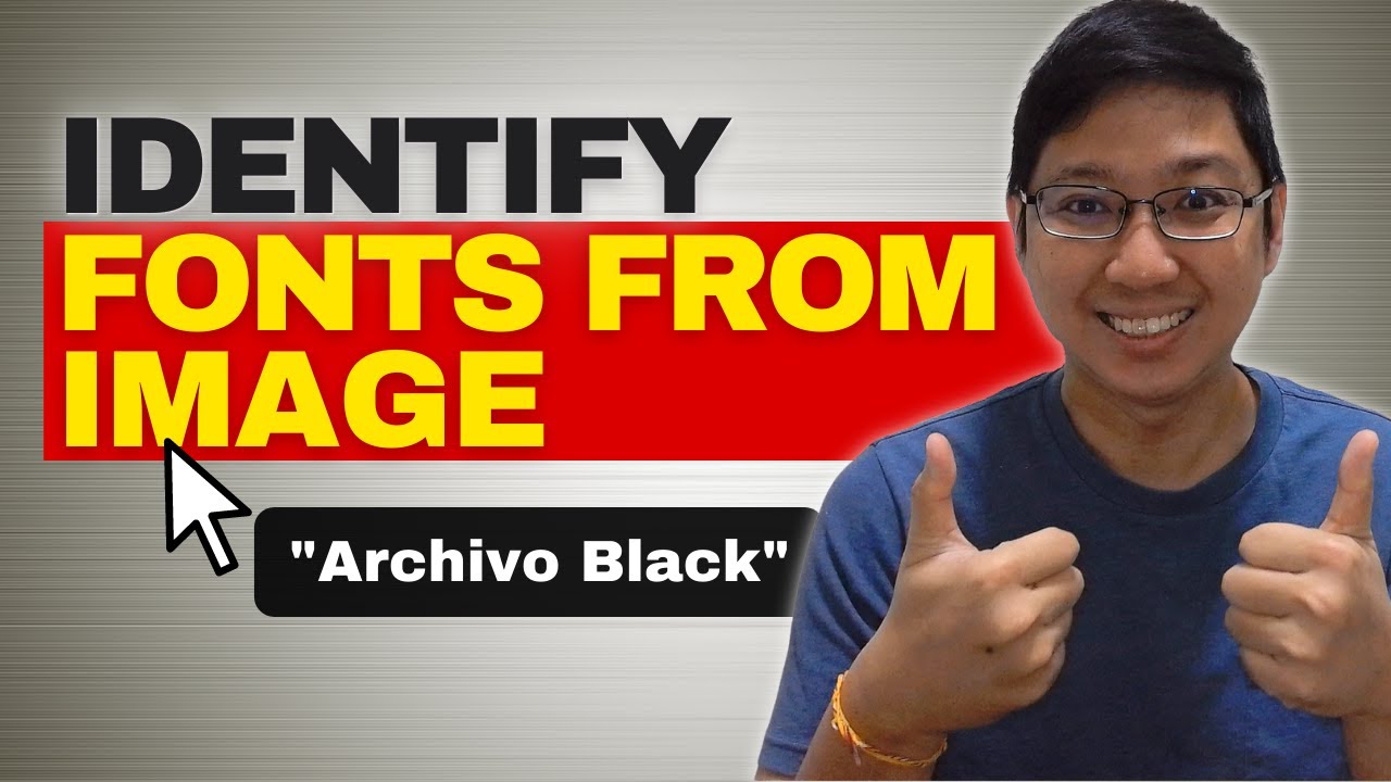 How to Identify Font from Image - YouTube