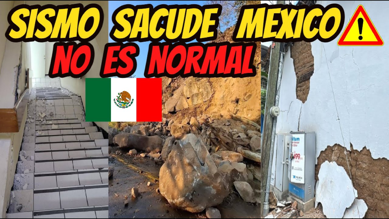 TIEMBLA DE NUEVO EN MEXICO¡ Fuerte Sismo genera miedo mas de 3500 ...