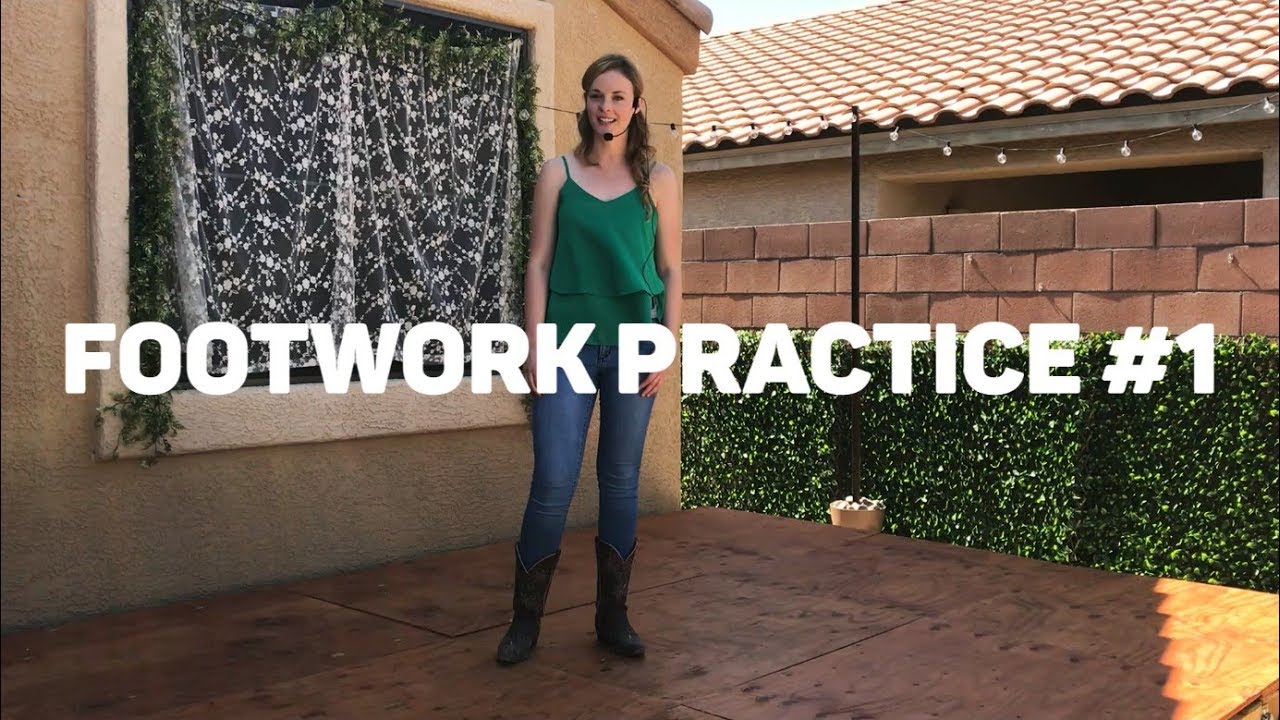 Rhythm Two Step Footwork Practice #1 - YouTube