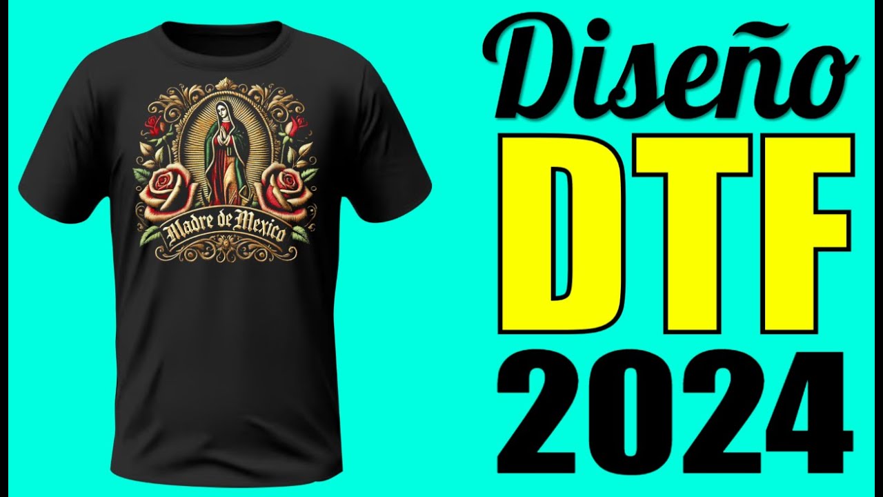 Diseño de DTF para playeras para vender 2024 - YouTube