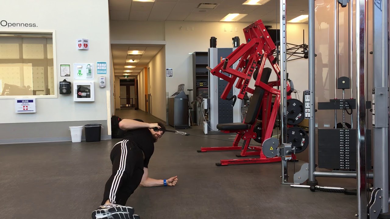 Side Plank Cable Row - YouTube