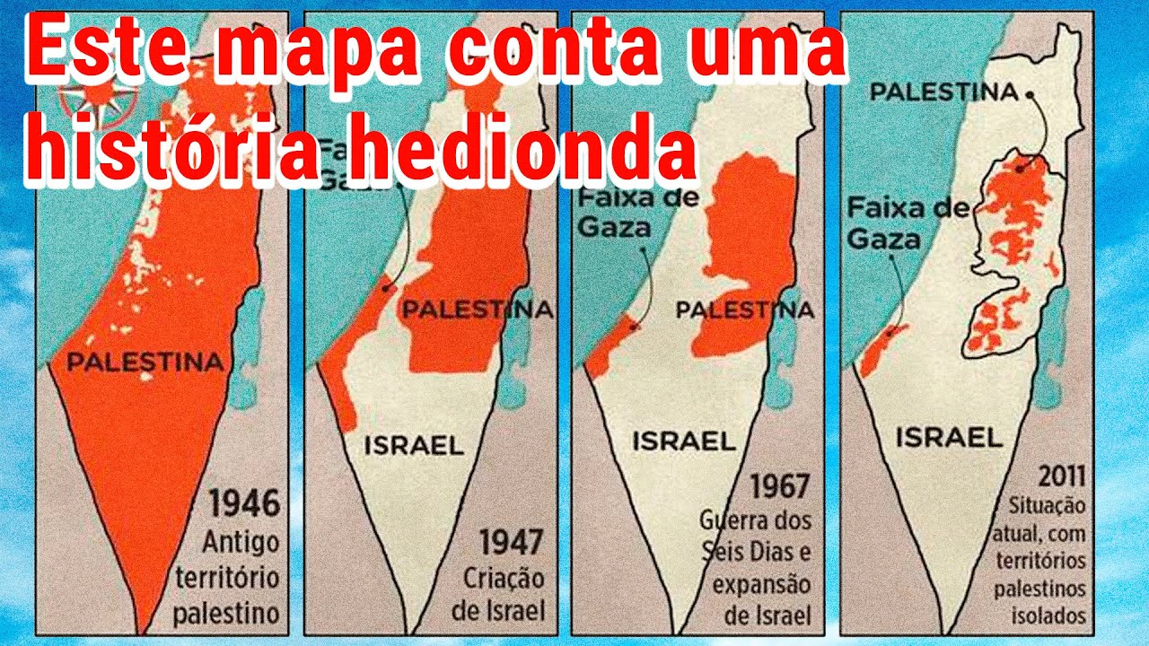 O DESAPARECIMENTO GRADUAL DA PALESTINA - YouTube